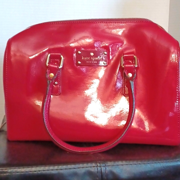 kate spade | Bags | Kate Spade Hot Pink Patent Leather Satchel Purse ...